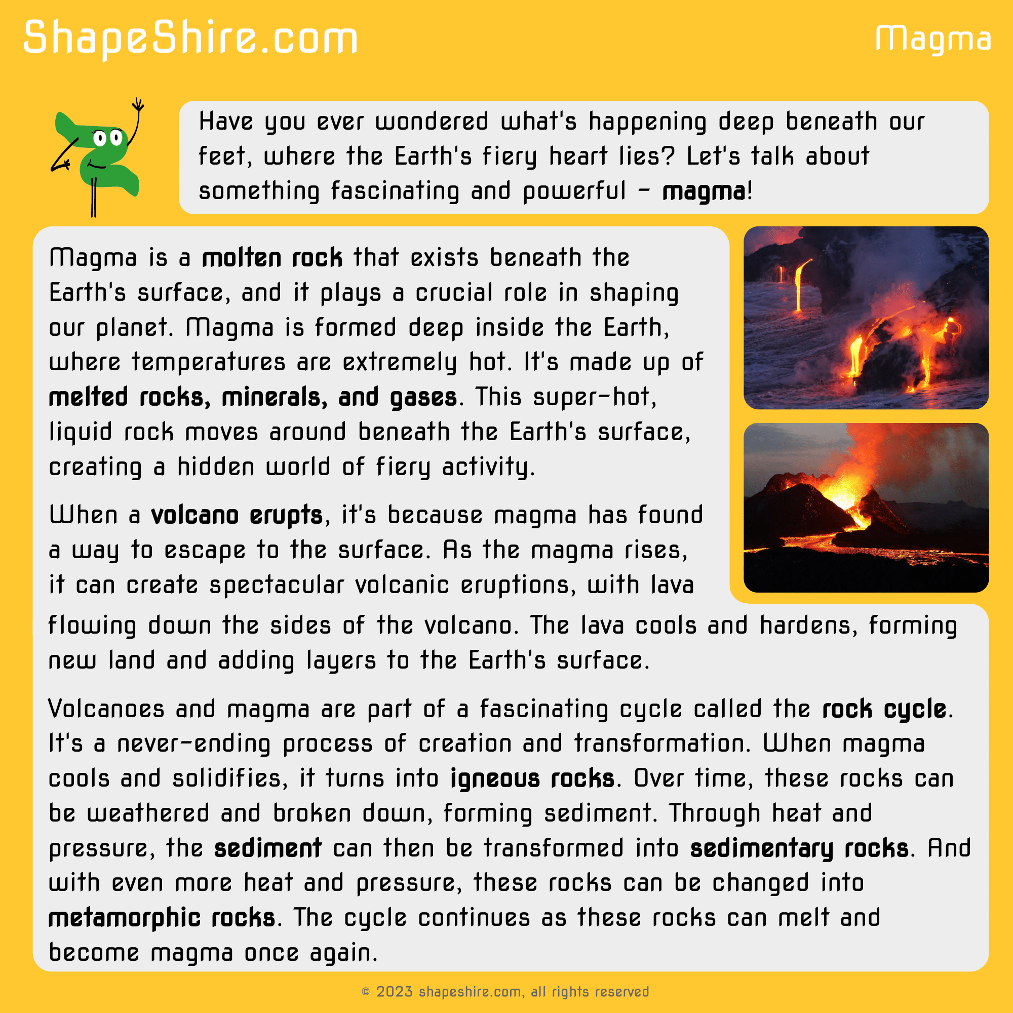 Let’s learn about Magma - ShapeShire